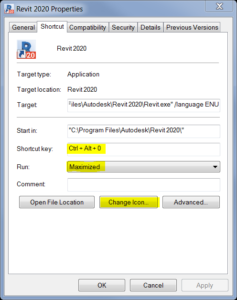 How to change Revit® default icon? - engipedia